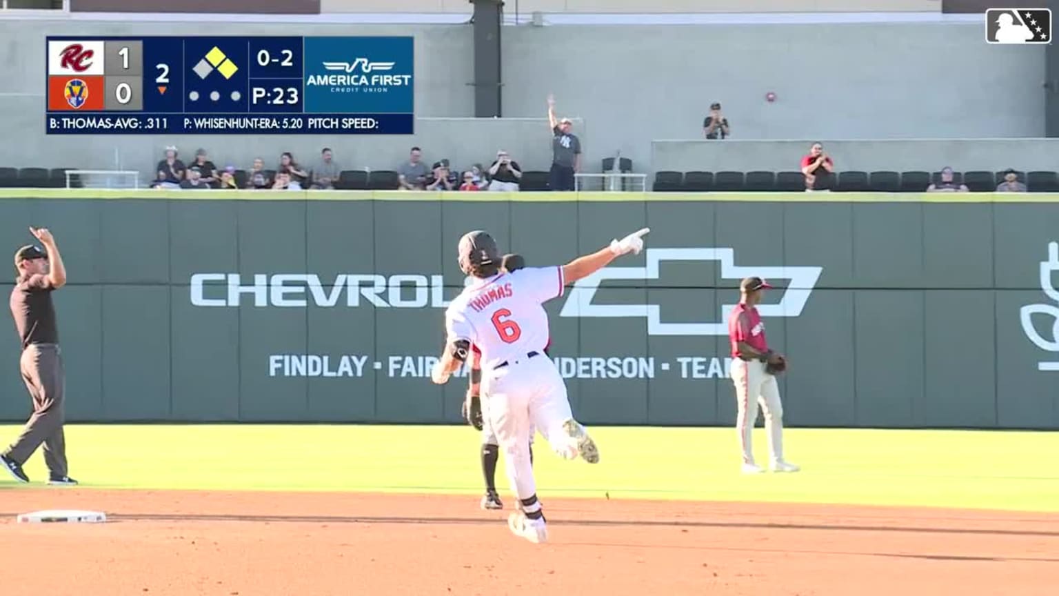 Colby Thomas hit three-run homer | 07/01/2024 | New York Mets