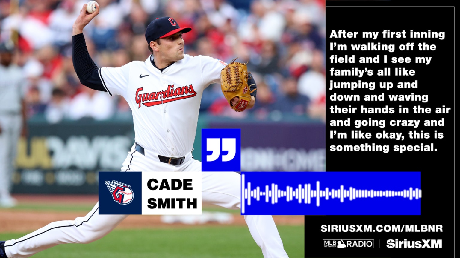Cade Smith on his family seeing his MLB debut | 05/01/2024 | Cleveland ...