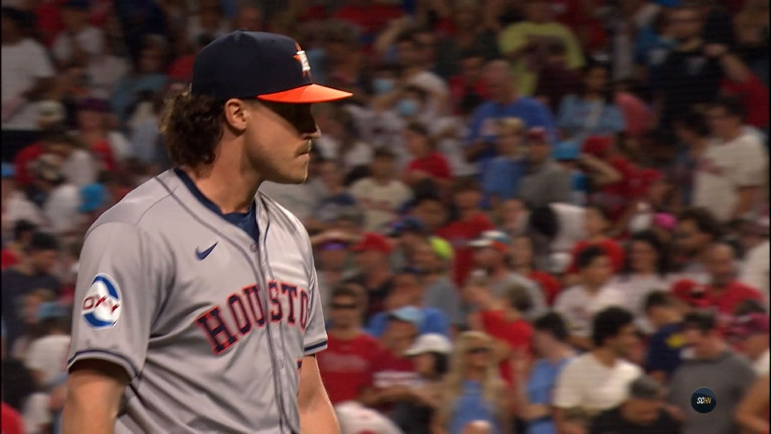 Bryan King strikes out Bohm to escape jam in 7th | 08/26/2024 | Houston Astros