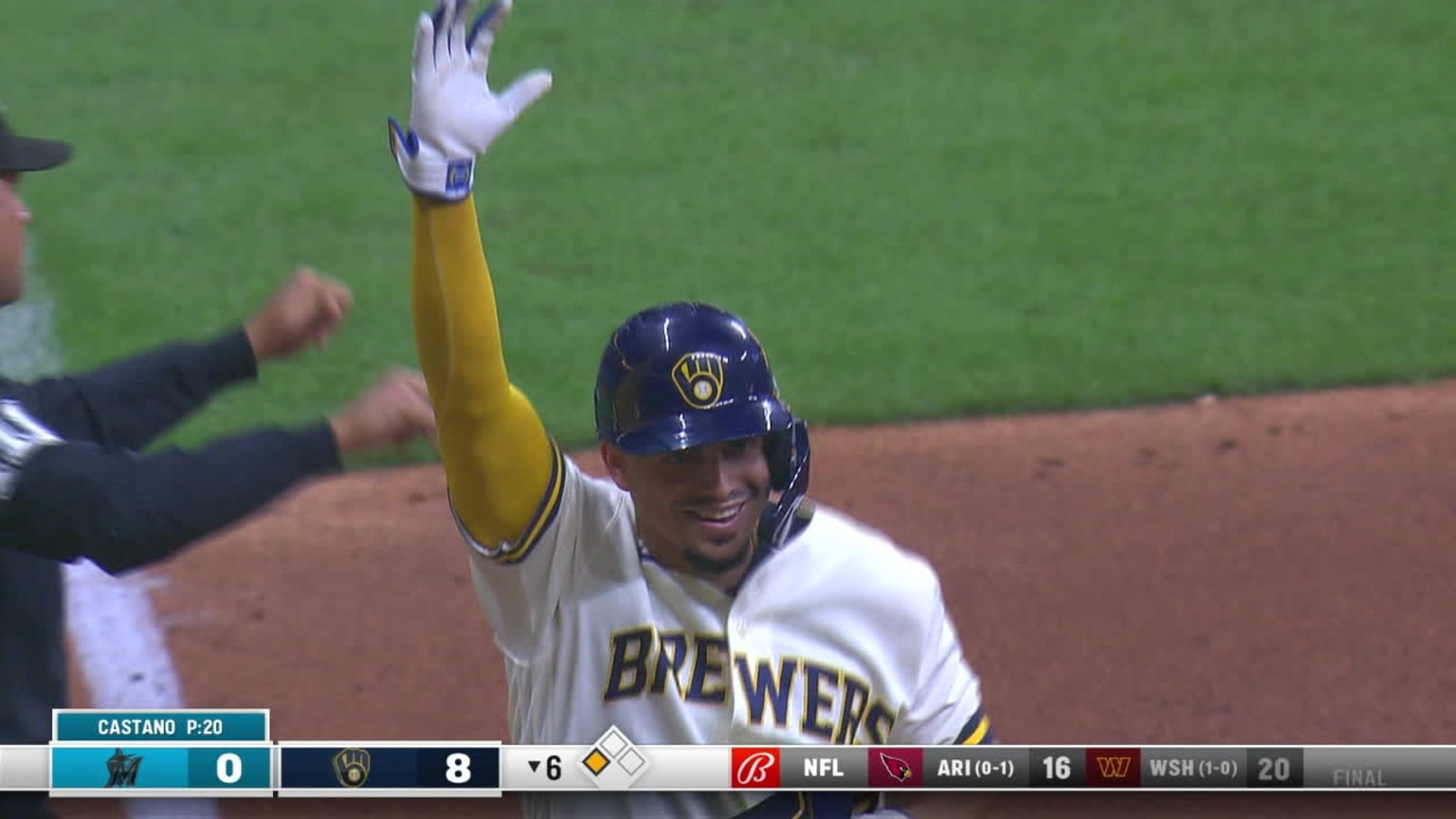 Adames impulsa tres con triple | 11/09/2023 | Los Brewers de Milwaukee