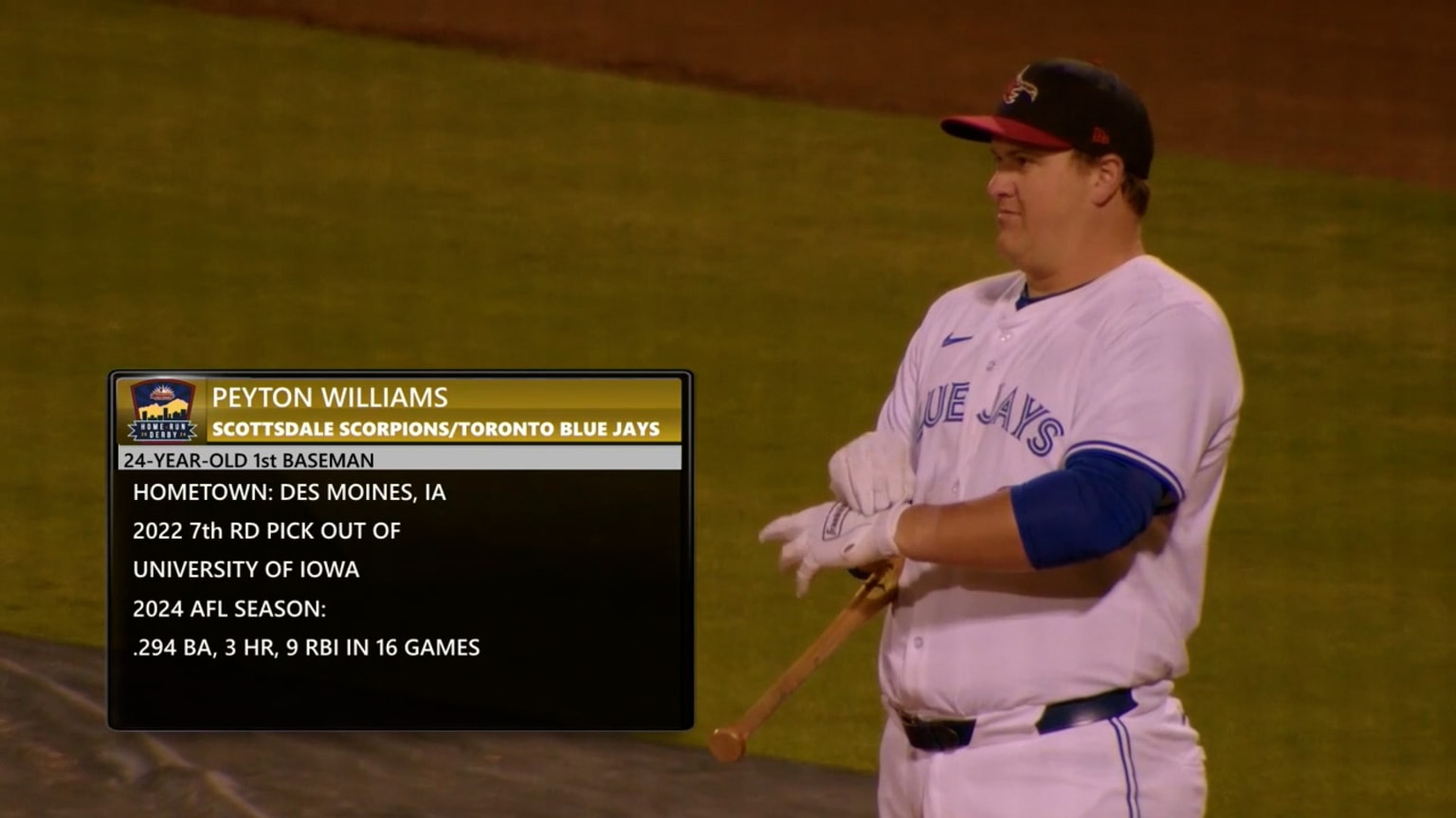 Peyton Williams' seven home runs in Round 1 | 11/09/2024 | Toronto Blue Jays