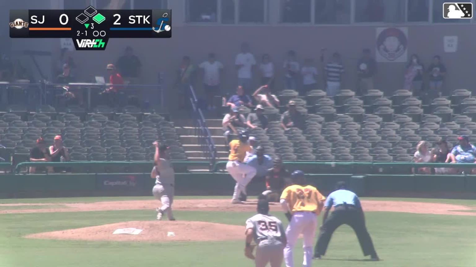 Sam Bower In play, run(s) to Breyson Guedez | 06/14/2026 | MLB.com