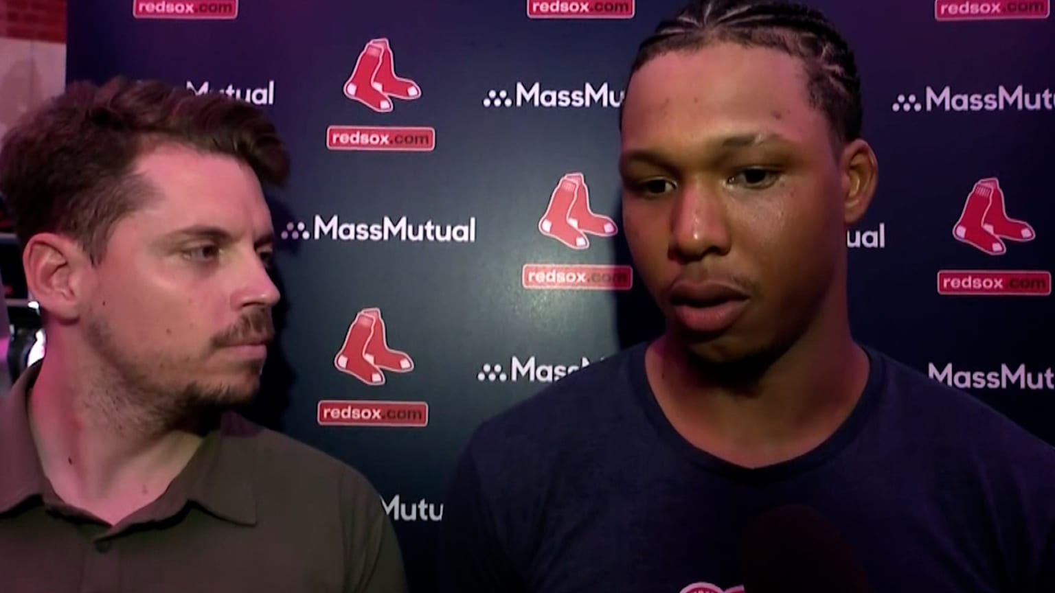 Brayan Bello on his complete game, Red Sox's win | 07/08/2025 | Boston ...