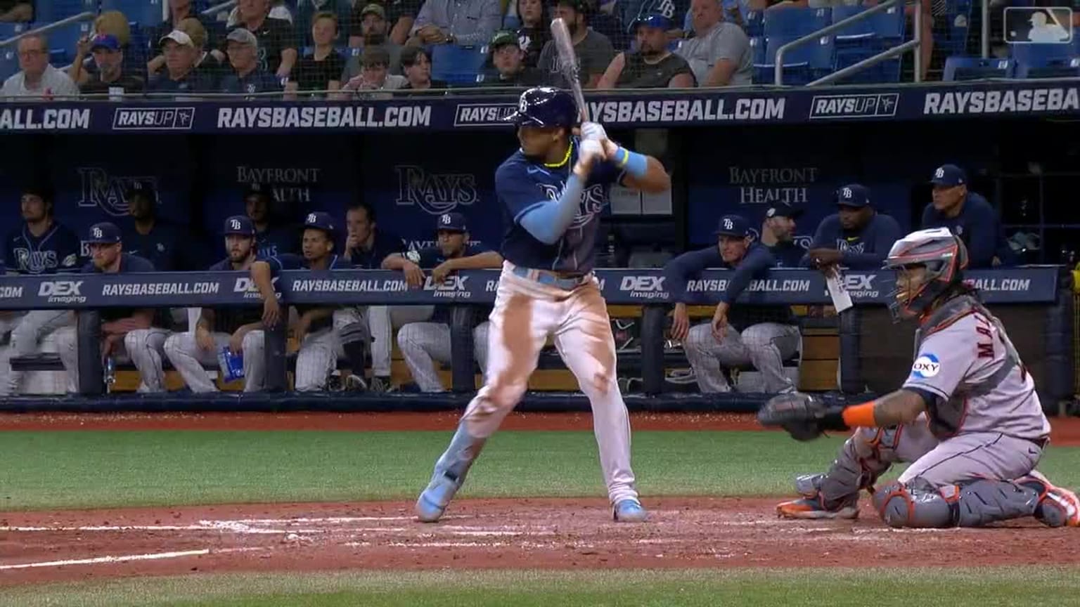 Wander Franco lofts an RBI single to center field | 04/24/2023 | Tampa Bay Rays