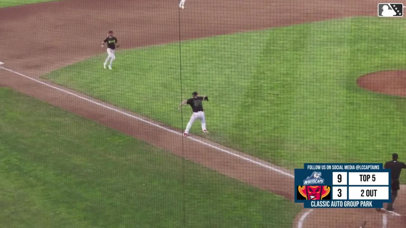 Adam Tulloch fires a softly hit ball to first | 05/22/2024 | Cleveland ...