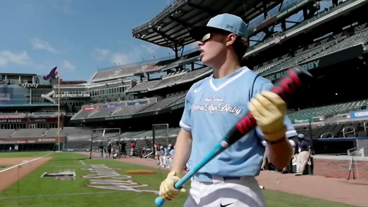 Grady Emerson's 1st round at the High School HR Derby | 07/12/2025 ...