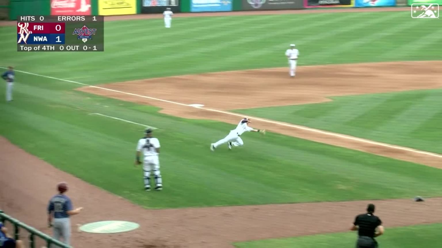 Morgan McCullough runs around and makes a crazy catch | 06/18/2023 ...