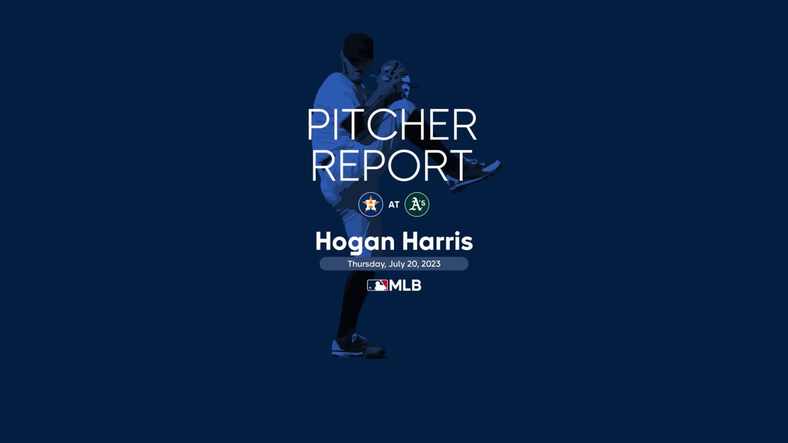 Hogan Harris' outing against the Astros | 07/20/2023 | Athletics