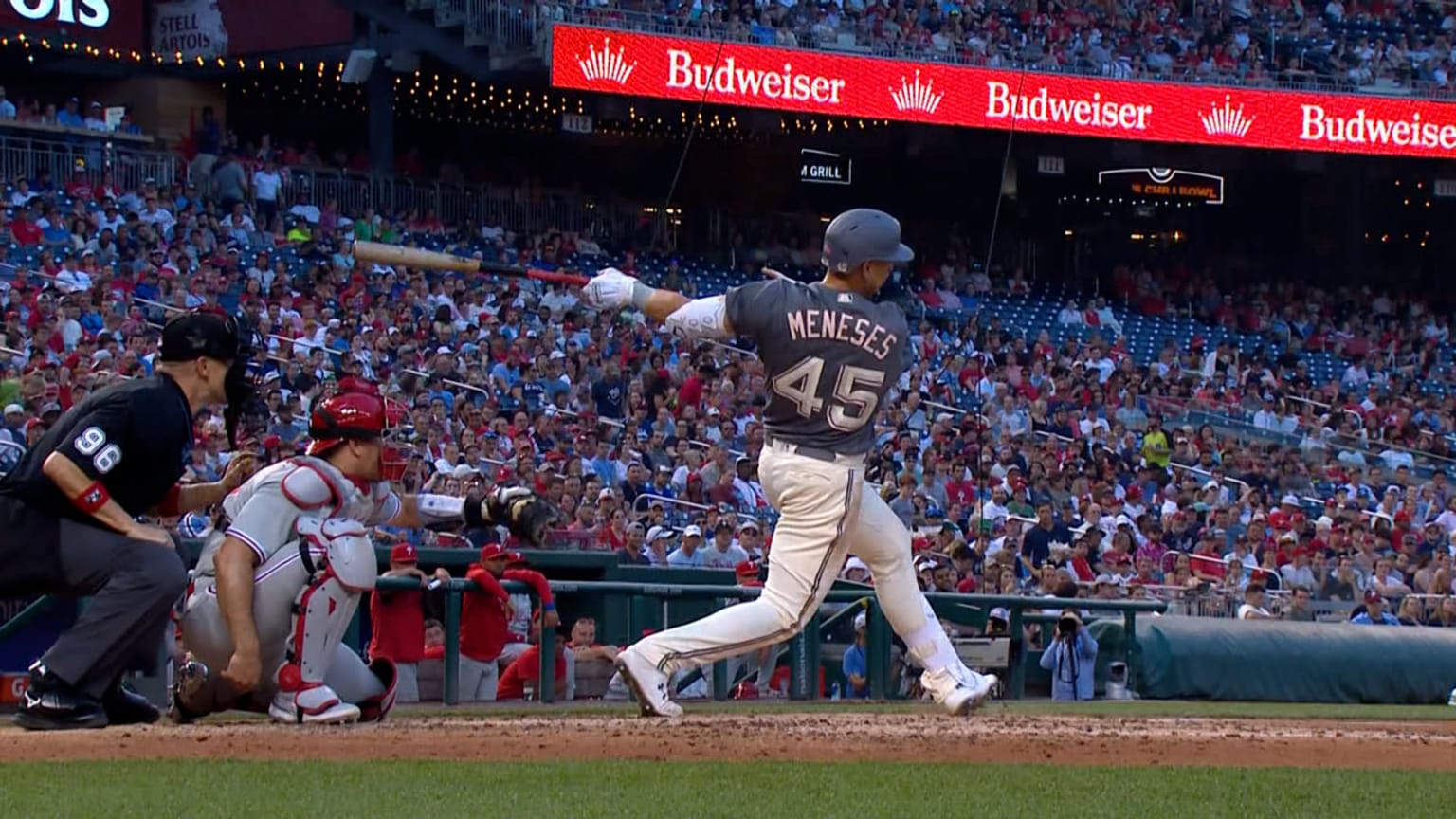 Joey Meneses slaps an RBI single to left field | 06/02/2023 ...