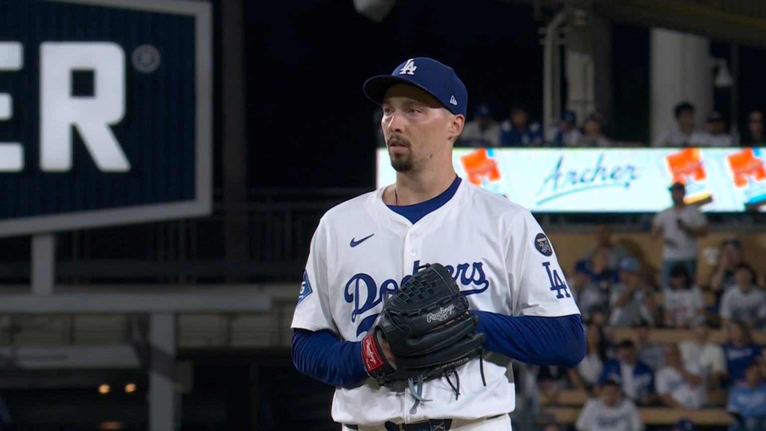 Blake Snell fans Kyle Schwarber | 09/17/2025 | Los Angeles Dodgers