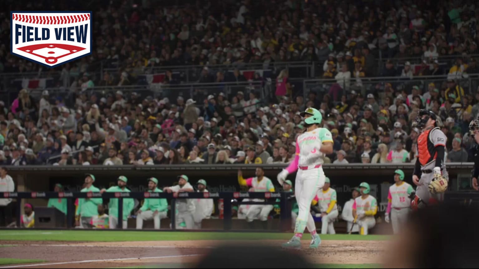 Field view: Fernando Tatis Jr's solo home run | 03/29/2024 | MLB.com