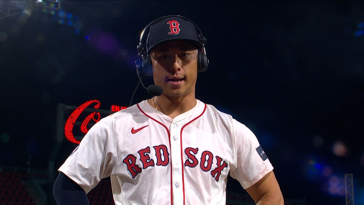Rob Refsnyder on walk-off knock, Red Sox win | 08/12/2024 | Boston Red Sox