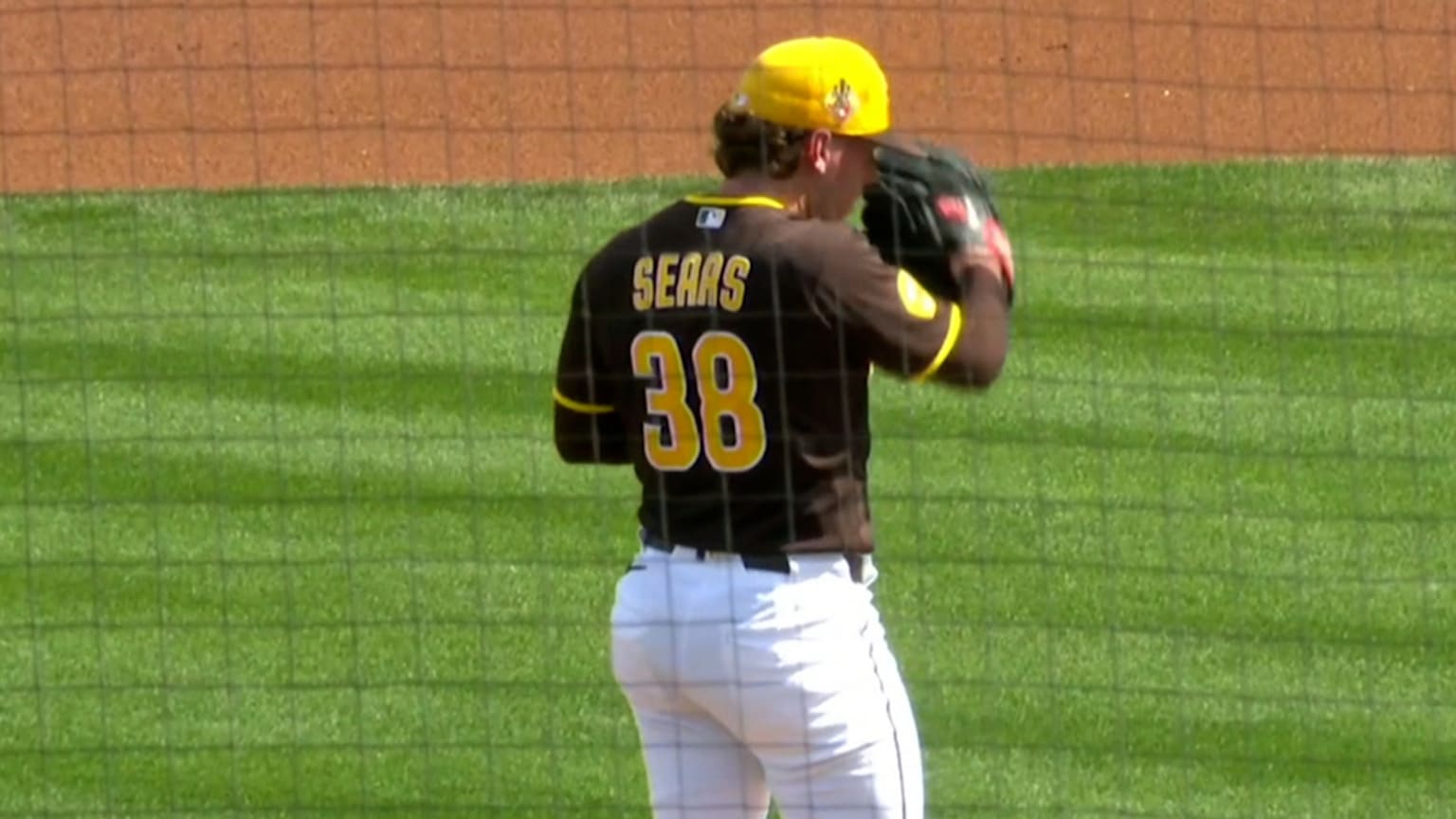 JP Sears fans Cal Raleigh | 02/28/2026 | San Diego Padres