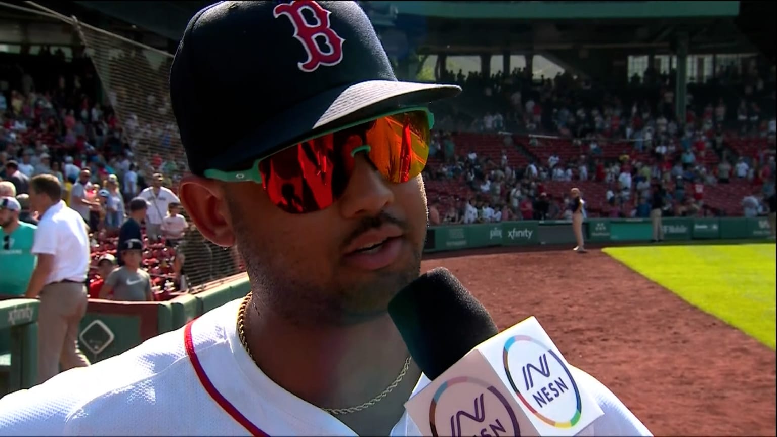 Jamie Westbrook discusses getting his first MLB hit | 06/05/2024 ...