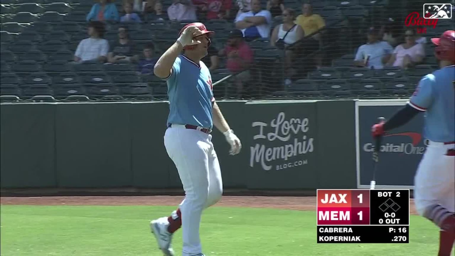 Luken Baker clubs his 30th homer for Memphis | 08/06/2023 | MLB.com
