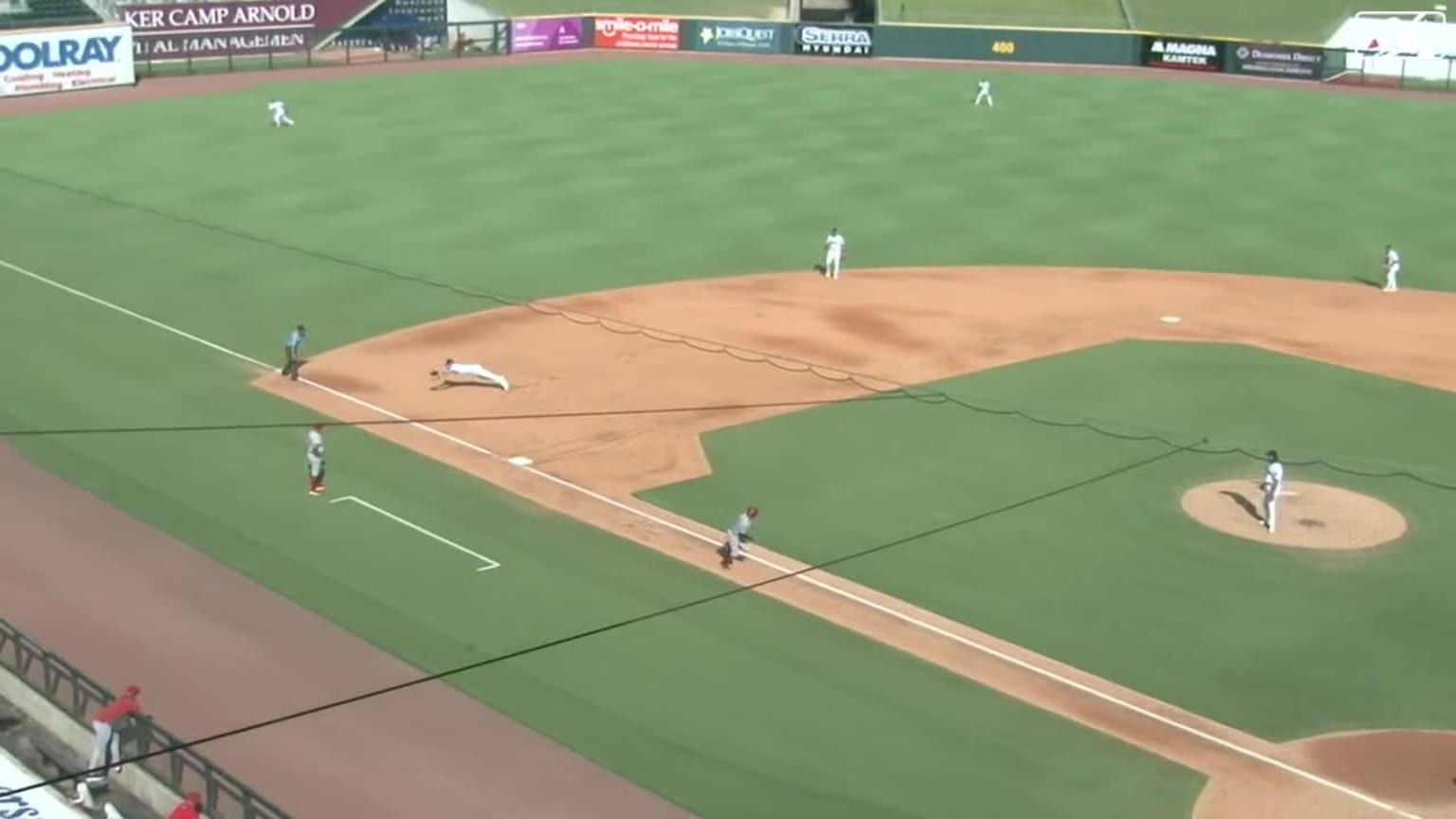 Taylor Snyder makes a diving catch on a ground ball | 07/23/2023 | MLB.com