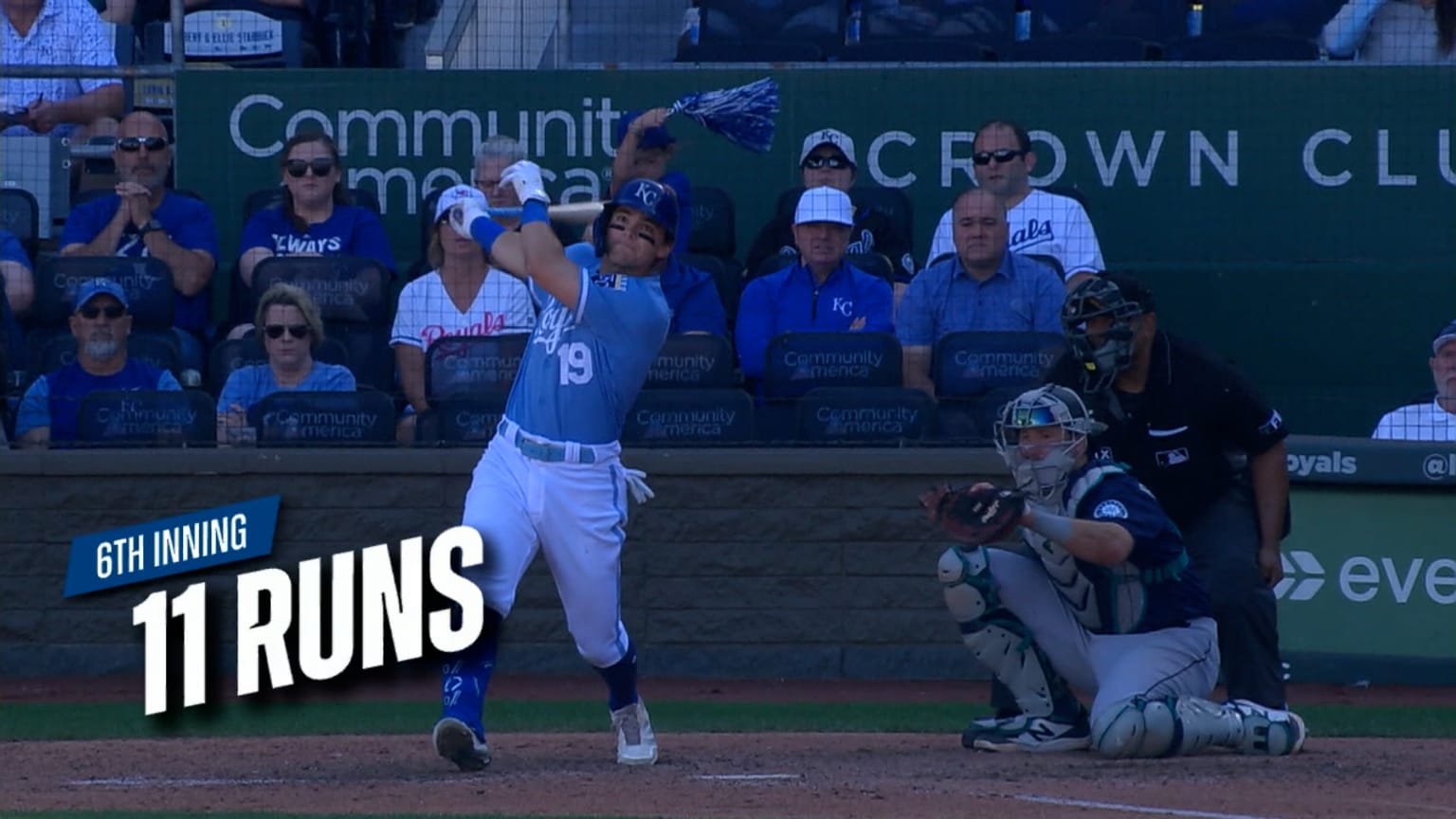 Royals erase nine-run deficit with 11-run 6th inning | 09/25/2022 ...