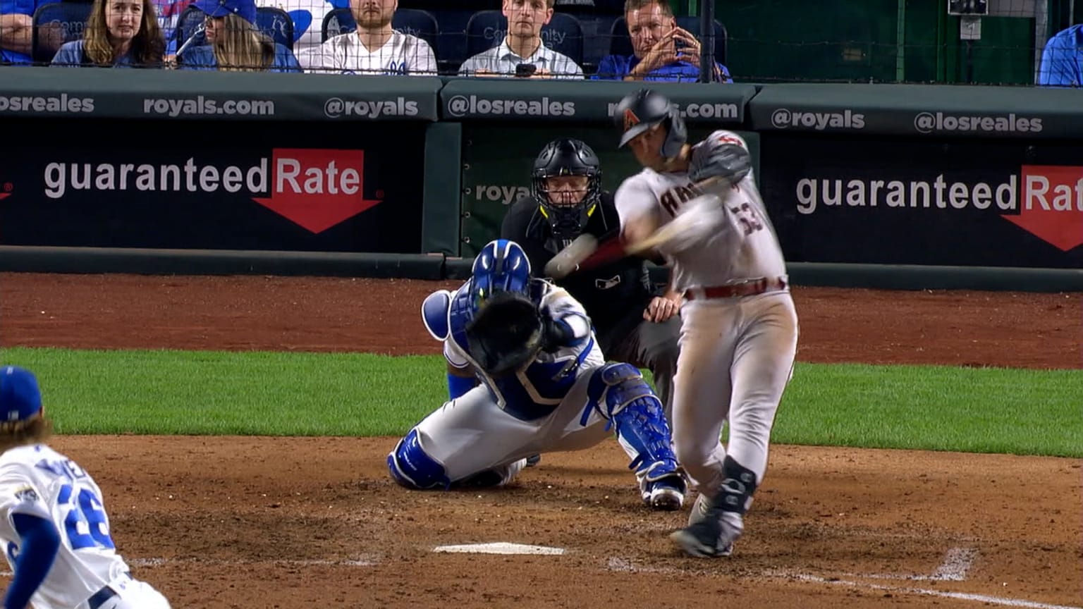 Christian Walker smokes a double to plate Josh Rojas | 08/23/2022 ...