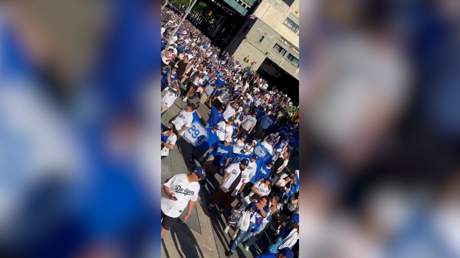 Dodger fans take over New York City | 06/09/2024 | Los Angeles Dodgers