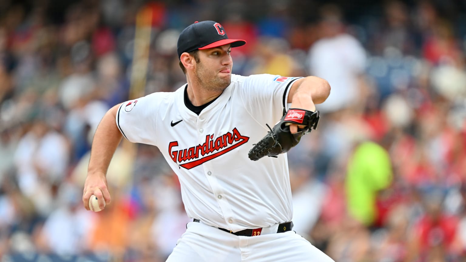 Gavin Williams K's Riley Greene | 07/25/2024 | Cleveland Guardians