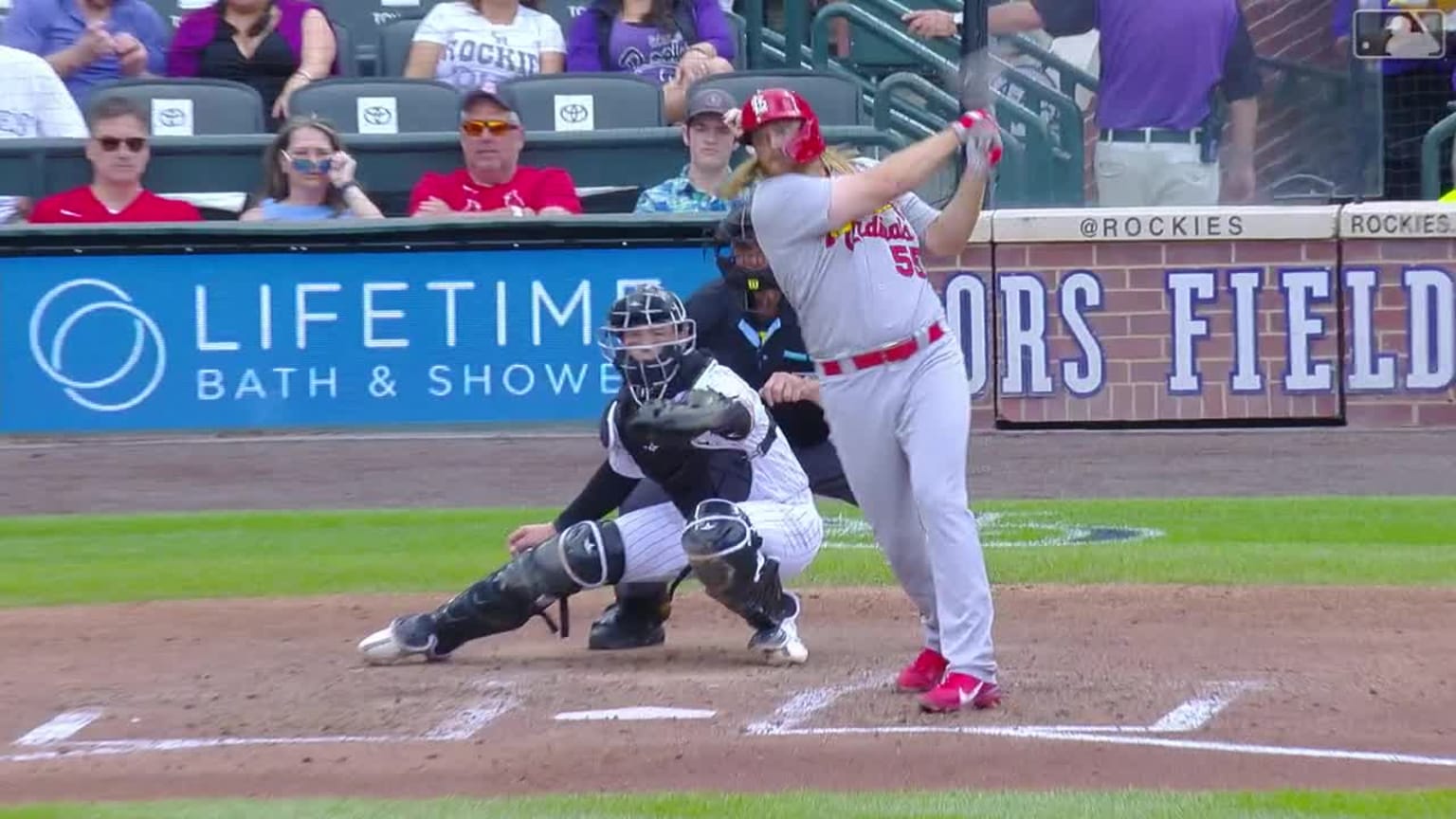Taylor Motter drives an RBI double to right field | 04/12/2023 | MLB.com