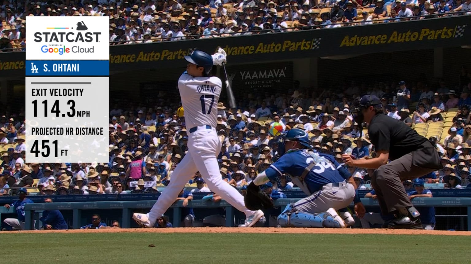Shohei Ohtani hits 114.3 mph, 451-foot home run | 06/16/2024 | MLB.com