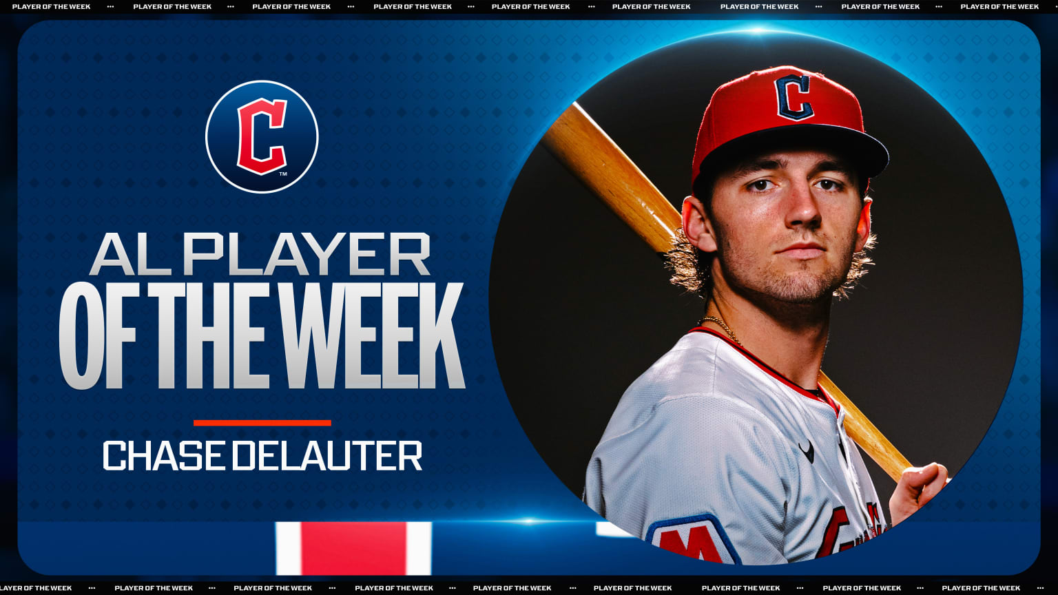 Chase DeLauter is named the AL Player of the Week | 03/30/2026 | MLB.com