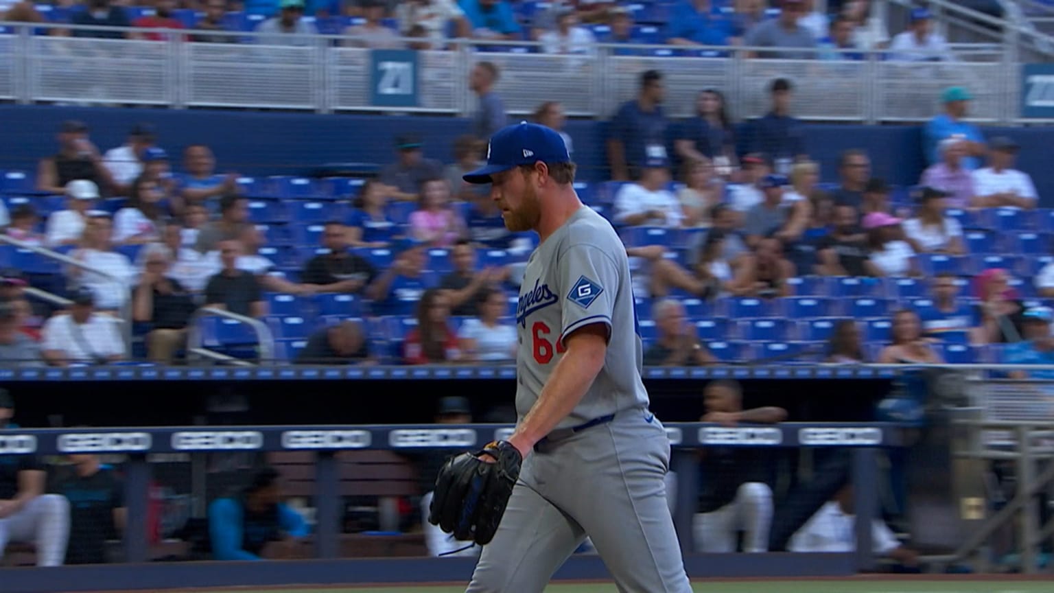 Matt Sauer escapes jam with a strikeout | 05/07/2025 | Los Angeles Dodgers