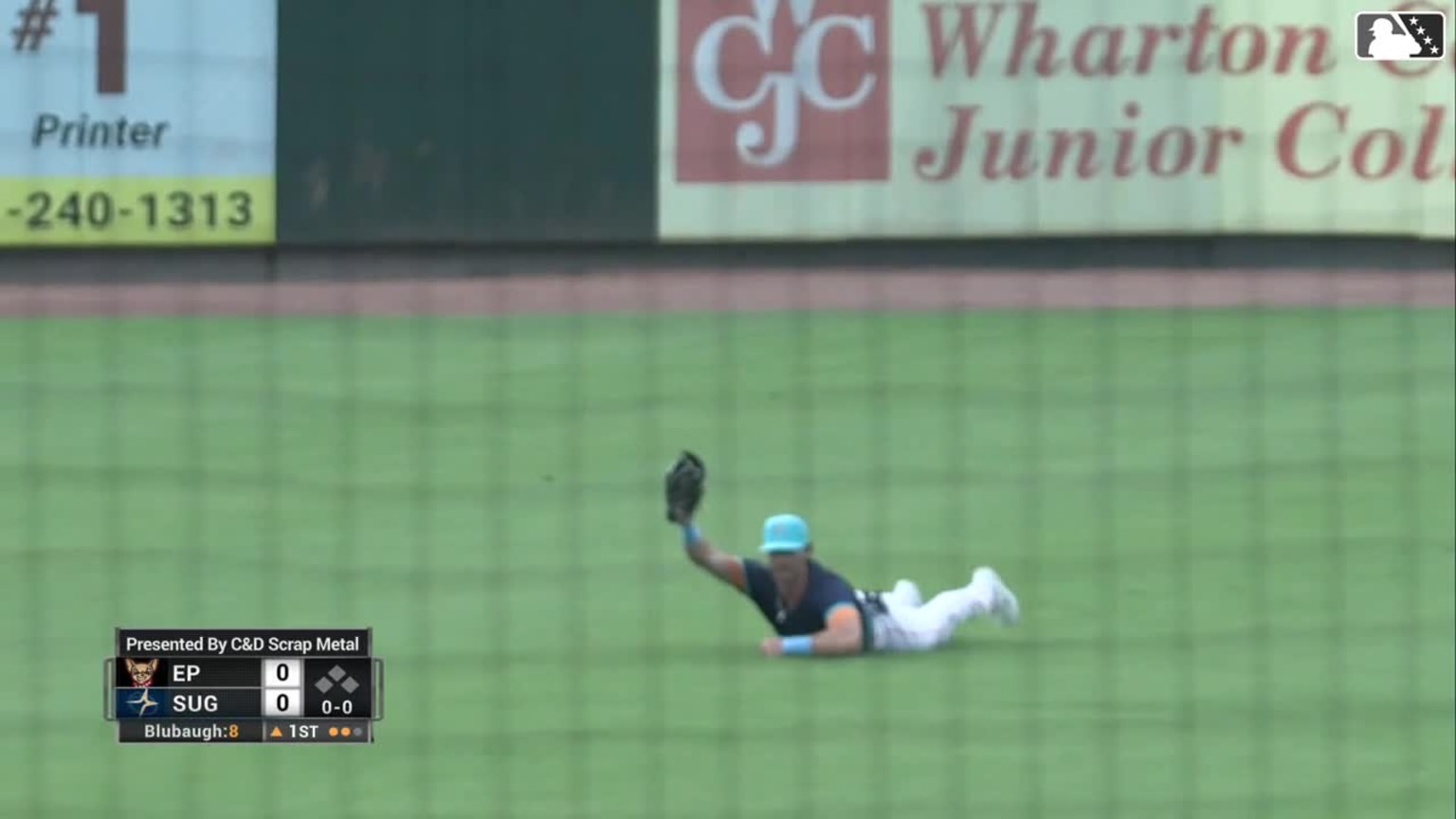 Jacob Melton's great diving catch | 08/10/2024 | Houston Astros