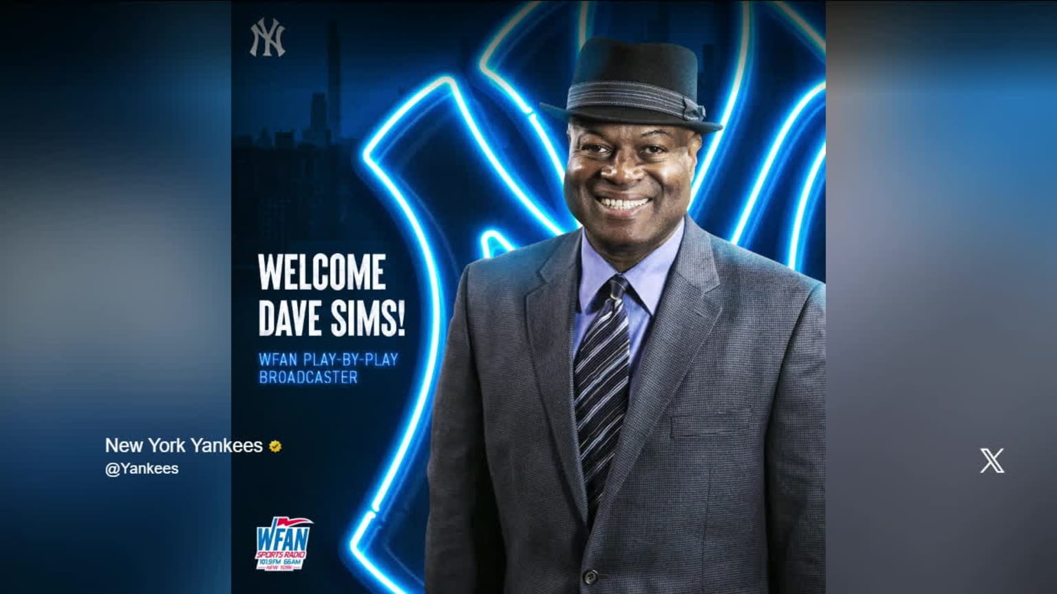 Dave Sims to join WFAN as play-by-play announcer | 11/15/2024 | MLB.com