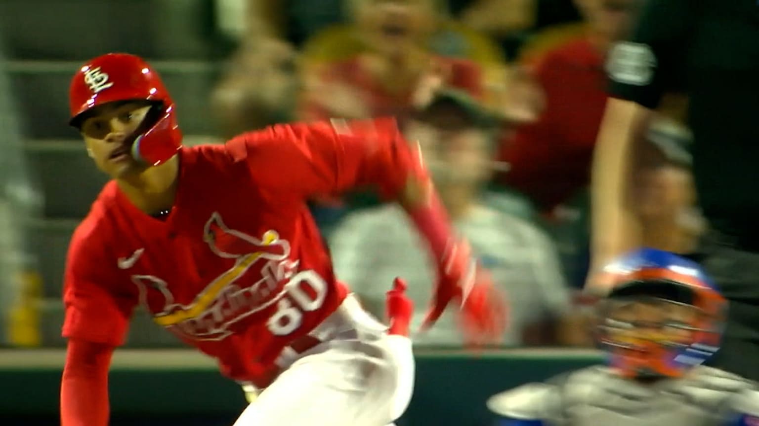 Masyn Winn hits a towering home run to right-center | 03/10/2023 | St ...