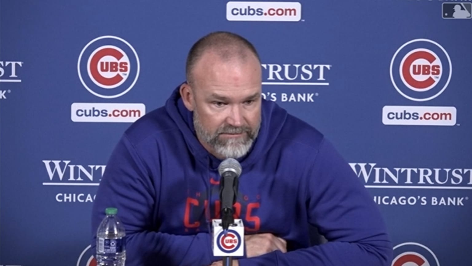Cubs manager David Ross on 8-5 loss to Reds | 05/28/2023 | Chicago Cubs