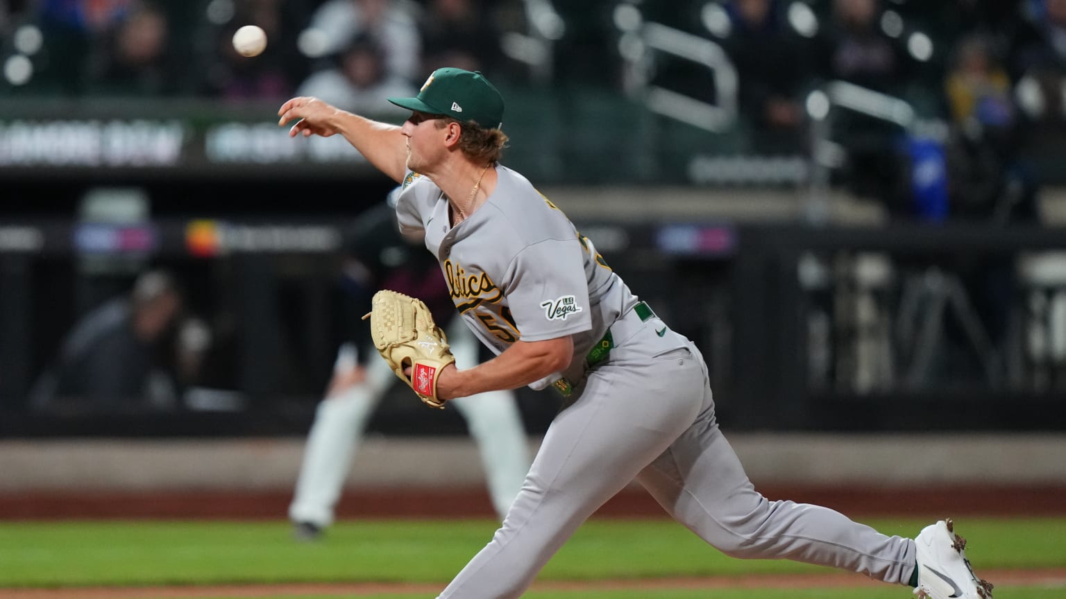 Jack Perkins tosses scoreless outing, earns win | 04/10/2026 | Athletics