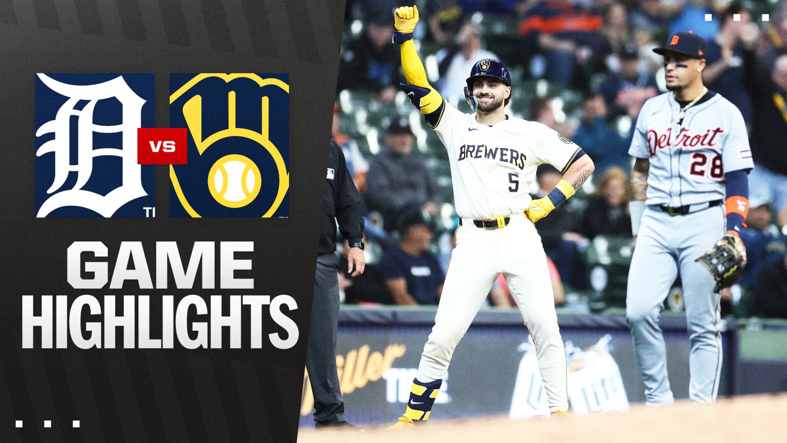 Tigers vs. Brewers Highlights | 04/16/2025 | Milwaukee Brewers
