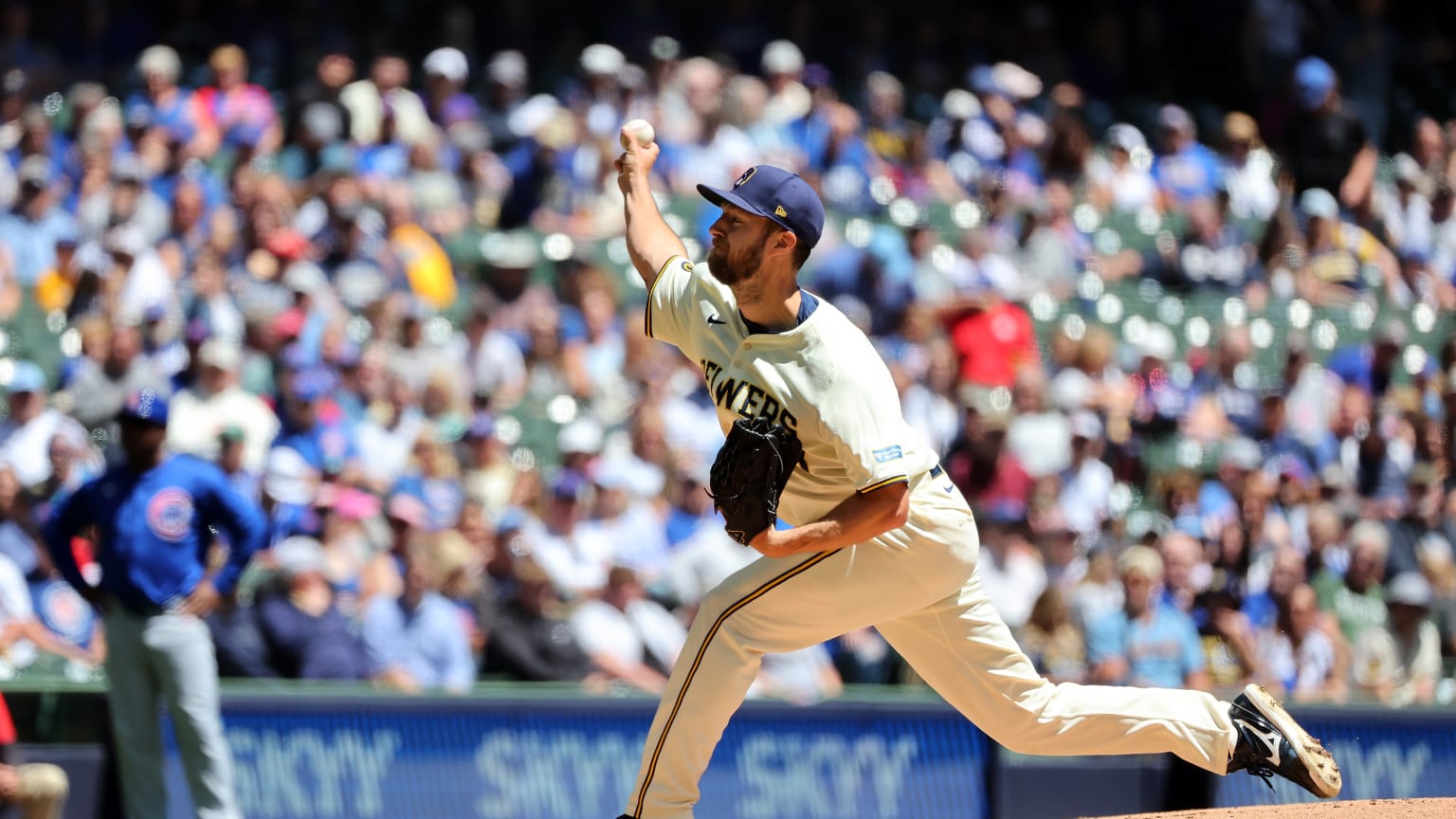 Colin Rea strikes out Pete Crow-Armstrong | 05/30/2024 | Milwaukee Brewers
