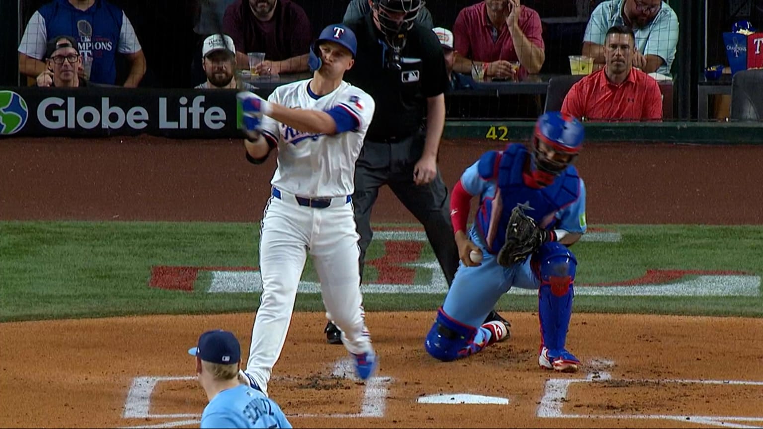 Paxton Schultz K's Corey Seager for first strikeout | 05/28/2025 ...