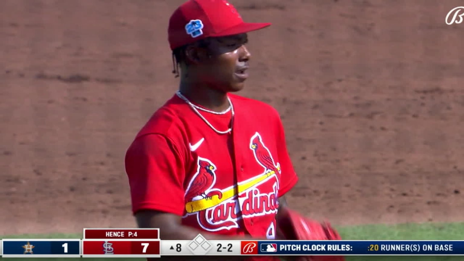 Tink Hence whiffs two in one inning of relief | 03/06/2023 | St. Louis ...