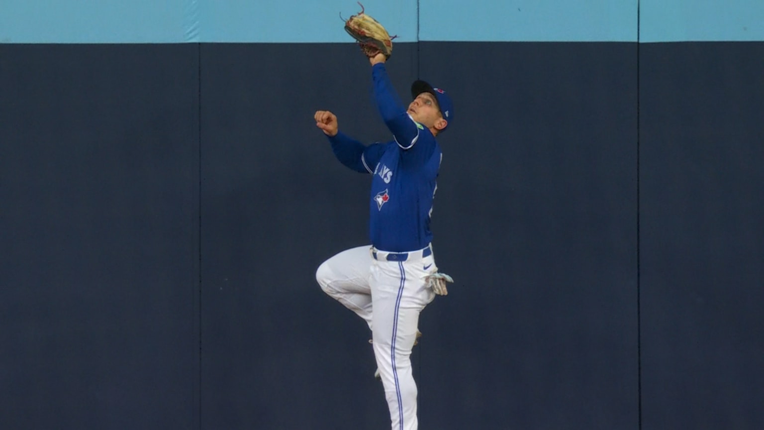 Daulton Varsho's leaping catch in front of the wall | 08/27/2025 ...