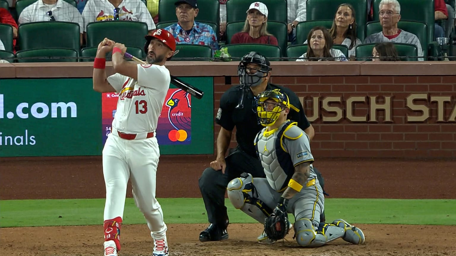 Matt Carpenter pega un jonrón de 2 carreras en la 8va | 20/08/2024 ...
