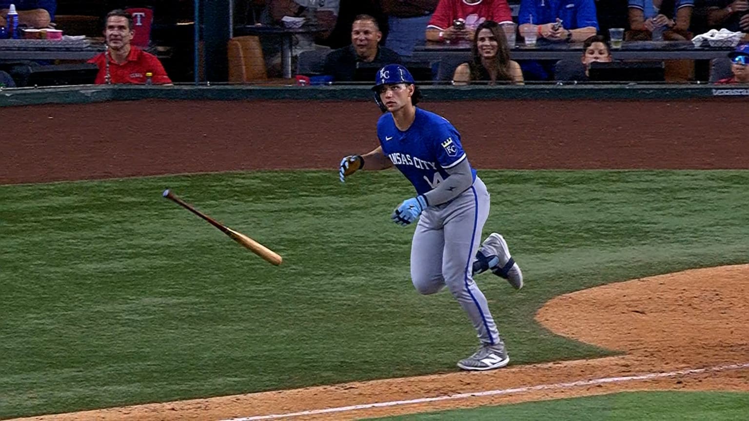 Data Viz: Jac Caglianone's 439-foot homer | 19/06/2025 | Los Reales de ...