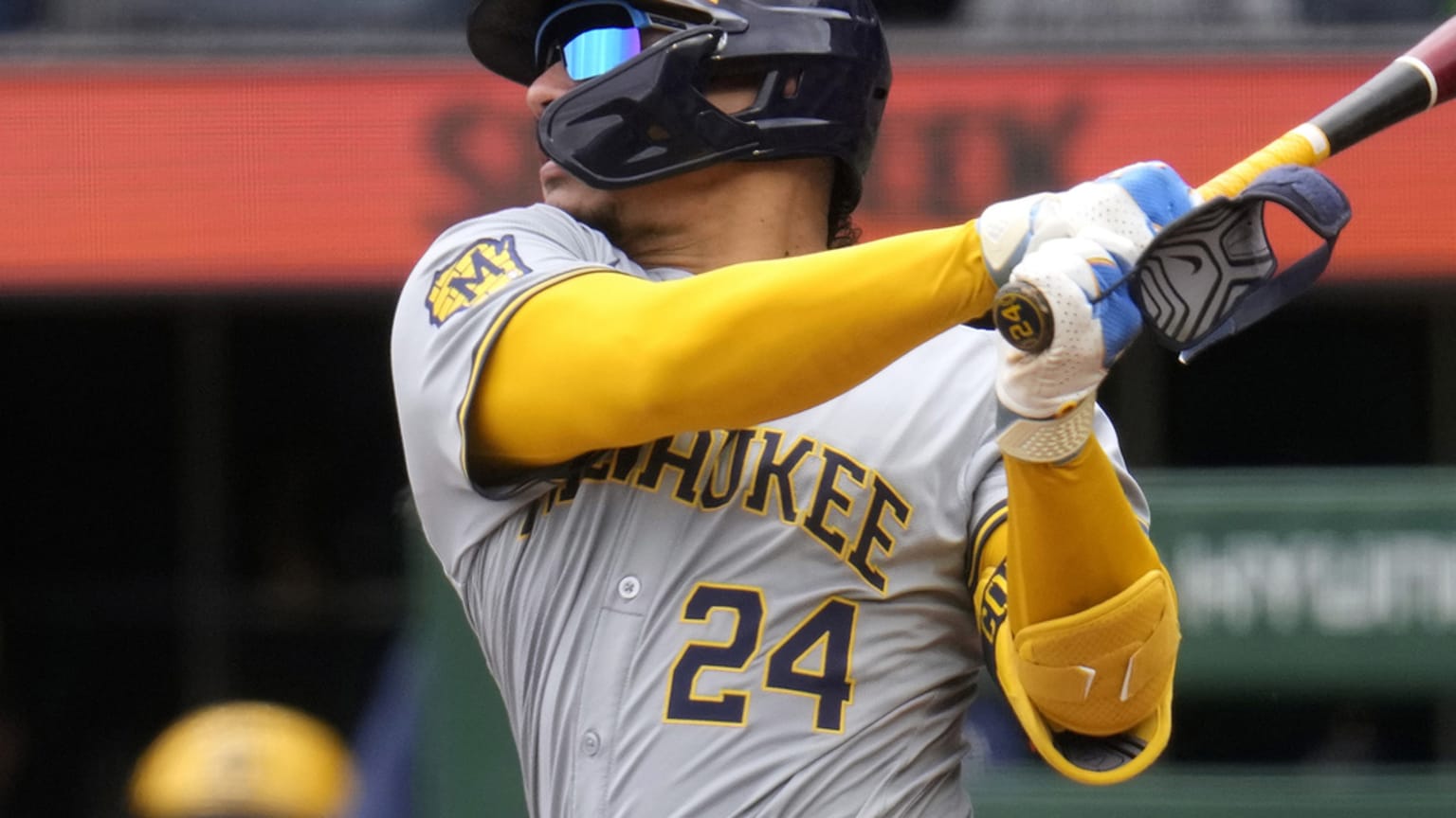 Data Viz: William Contreras' home run | 04/25/2024 | Milwaukee Brewers