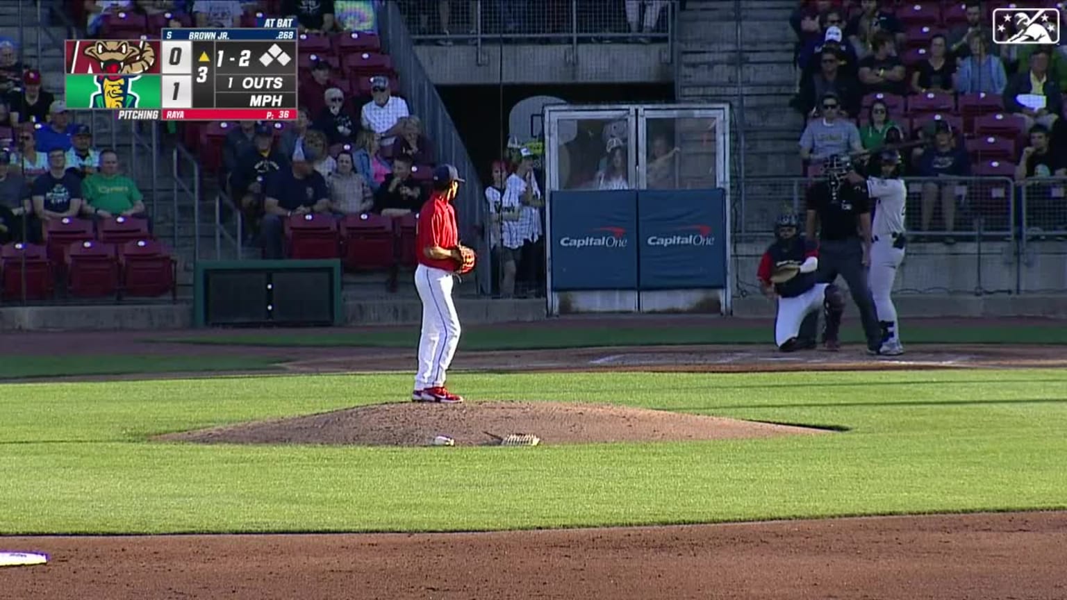 Marco Raya records the strikeout in the third inning | 05/27/2023 | MLB.com