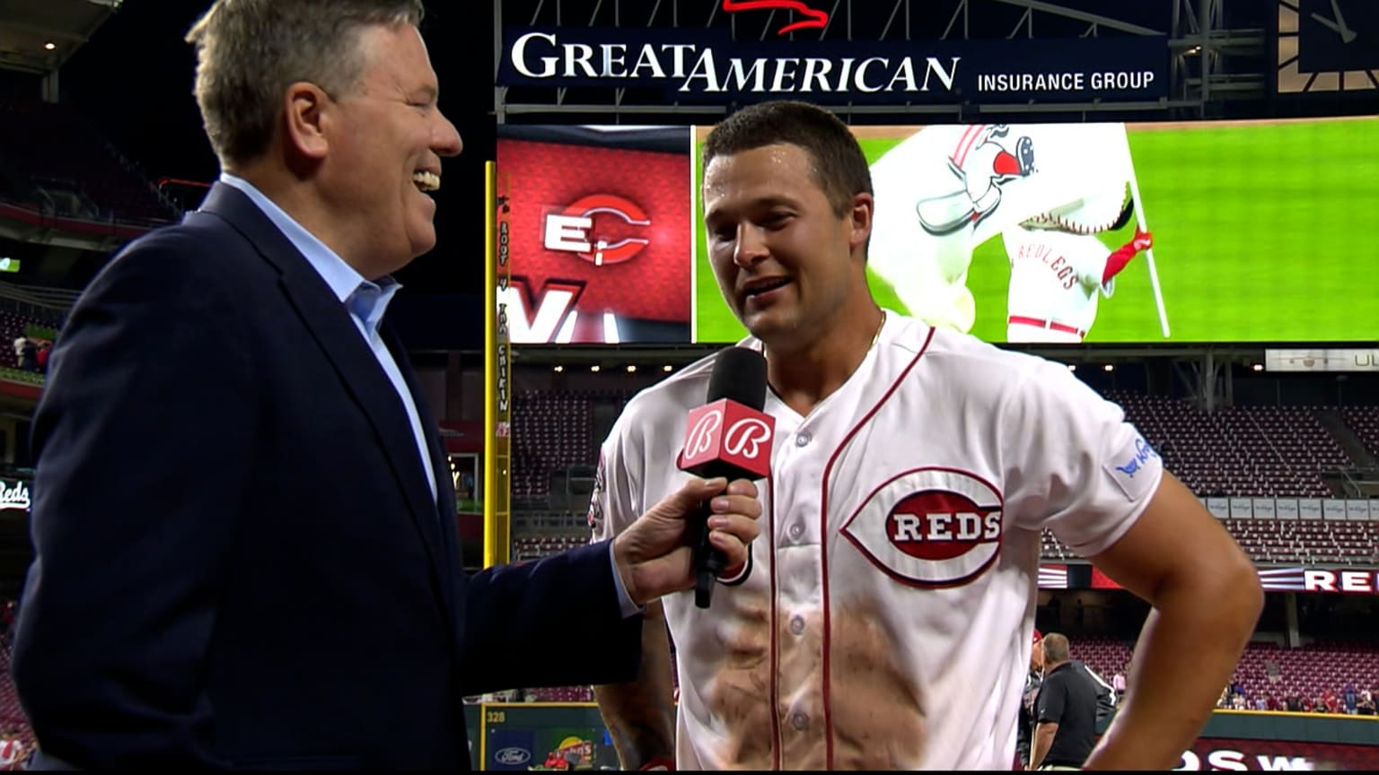 Nick Senzel talks about his 10th inning walk-off | 05/22/2023 ...