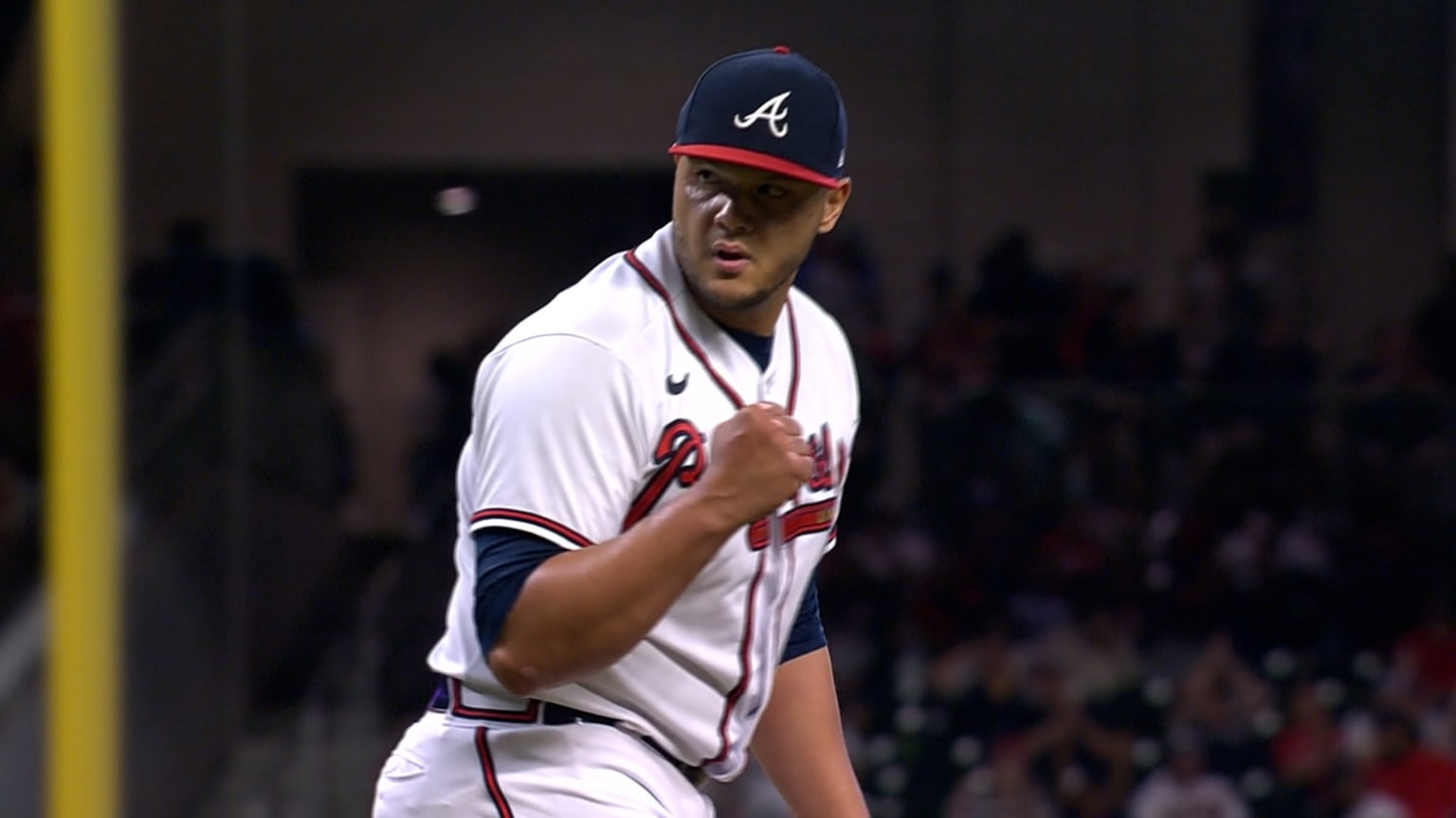 Joe Jiménez makes a slick play to secure the win | 09/19/2023 | Atlanta ...
