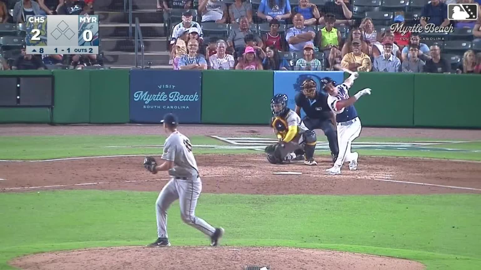 Adam Boucher collects his fifth strikeout | 07/02/2024 | Tampa Bay Rays