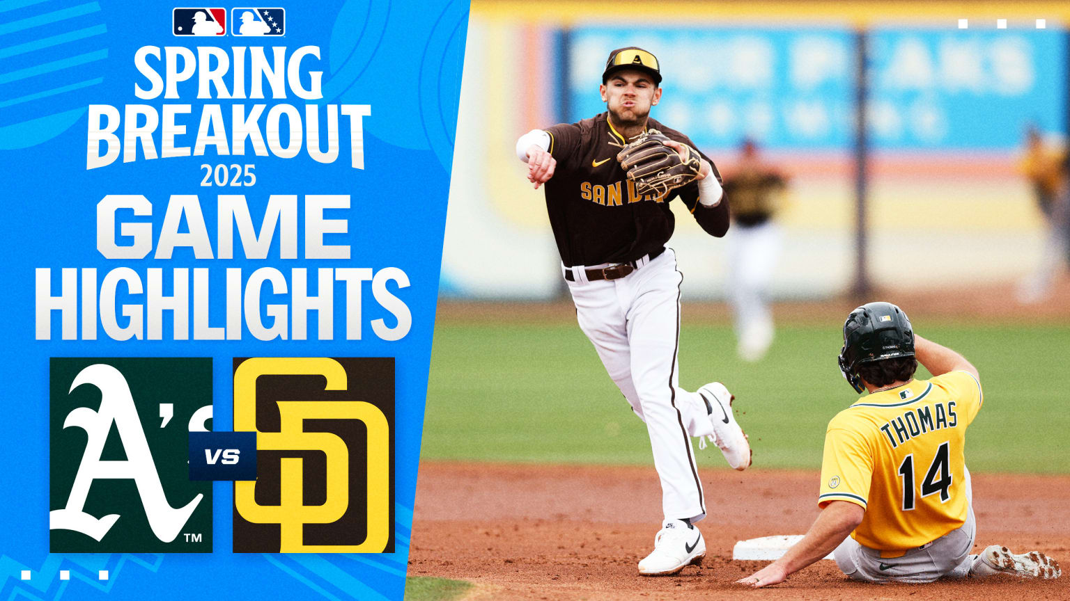 Athletics vs. Padres Spring Breakout Highlights | 03/14/2025 | MLB.com