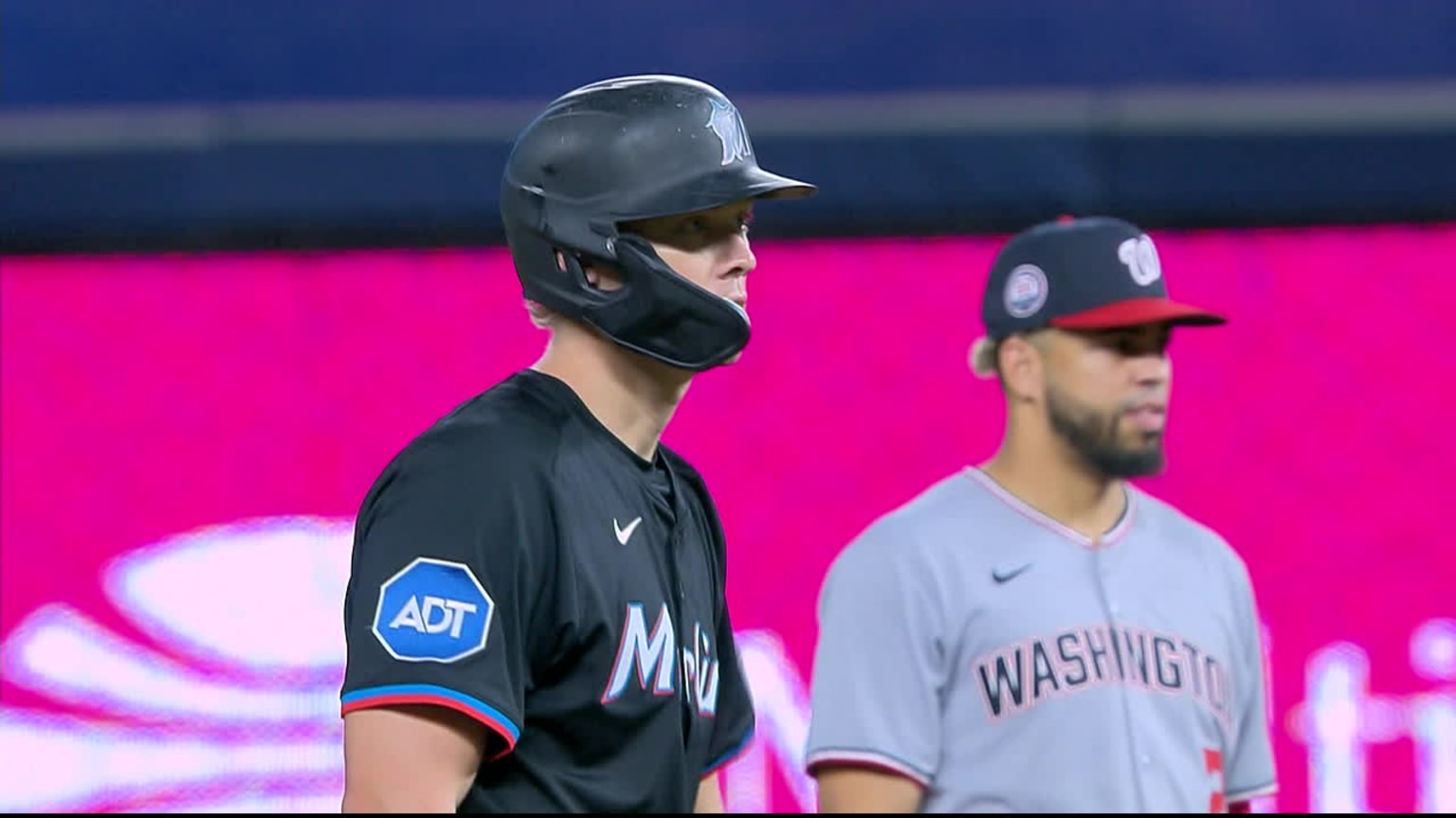 Kyle Stowers' two-run double | 04/11/2025 | Miami Marlins