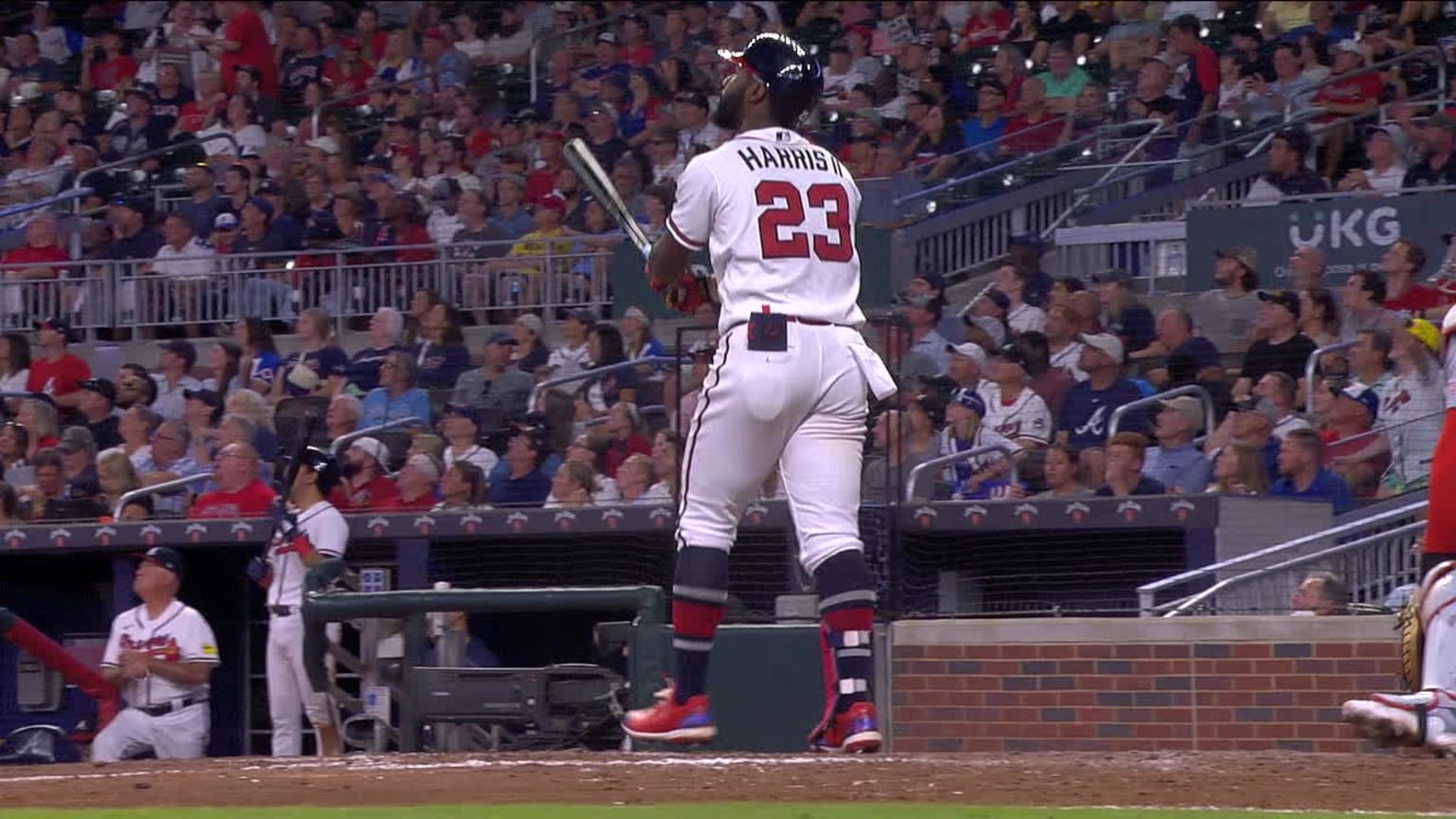 Michael Harris hits a solo homer 442 feet | 09/07/2023 | Atlanta Braves