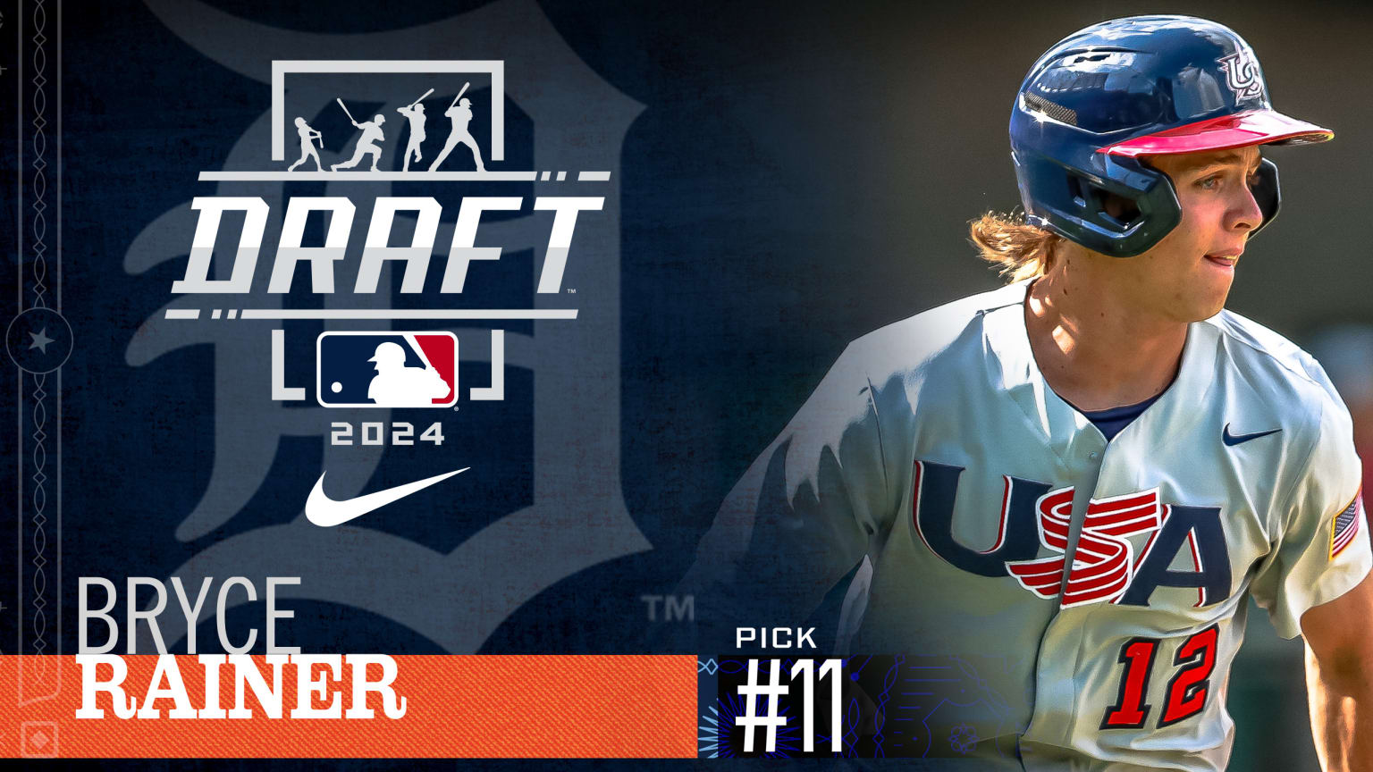 Draft 2024: Tigers select SS Bryce Rainer No. 11 | 07/15/2024 | MLB.com