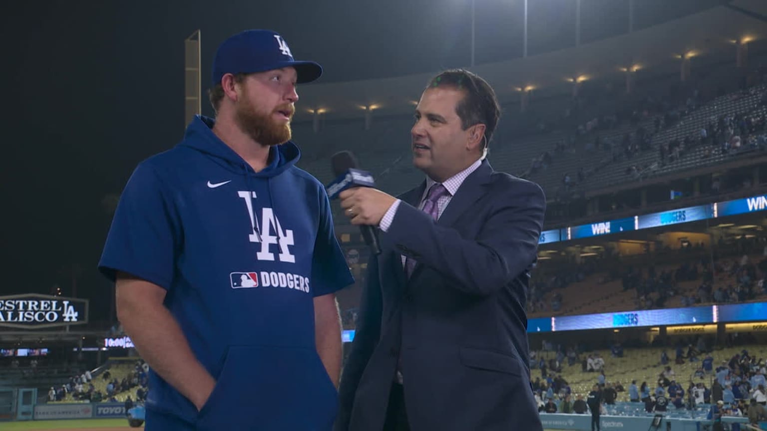 Matt Sauer on first Major League win | 04/29/2025 | Los Angeles Dodgers